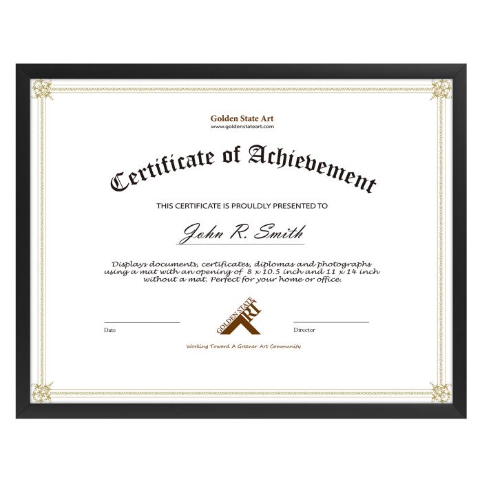 Professional Frames For Certificates